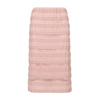 N&deg;21 Midirock - - Skirts - Damen - Rosa - 2XL