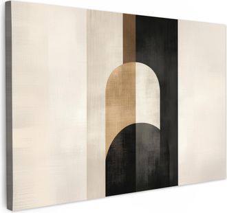 MuchoWow &copy; Leinwandbild Klein 30x20 cm Mini Dekoration Wohnzimmer Bilder Pictures Wall Decoration Living Room Wohnungs Deko Moderne Bild Geometrisch - Formen -