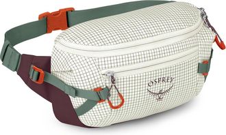 Osprey Transporter Pendler H&uuml;fttasche - Reise-Bauchtasche - leichte Umh&auml;ngetasche, Mystery White/Moody Burgundy