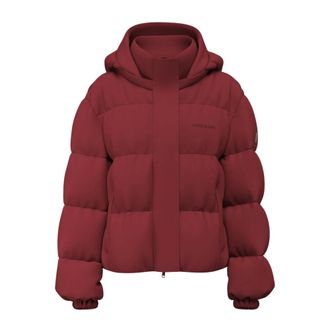 Guess Veste courte matelass&eacute;e - Femme - Vestes - Rouge - Taille: 42 FR