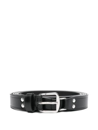 Ann Demeulemeester ceinture en cuir - Noir