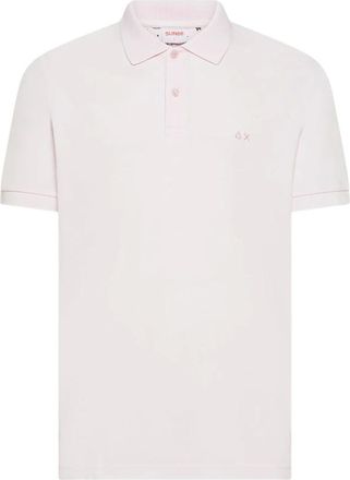Sun 68 Homme, Tops, Rose, Taille: M Polo Cold Dye S/S