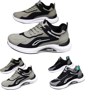 Generic Chaussures de marche &agrave; enfiler pour homme - Baskets orthop&eacute;diques d&eacute;contract&eacute;es, l&eacute;g&egrave;res et confortables - Chaussures de sport antid&eacute;rapantes pour la 