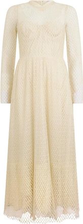Red Valentino Femme, Robes, Beige, Taille: 42 FR Long elegant dress