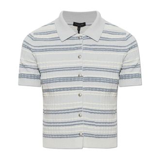 Rag & Bone Femme, Pulls, Bleu, Taille: 40 FR Cardigan court &agrave; manches courtes Dina