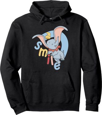 Disney Dumbo Smile Schriftzug Zirkus Elefant Pullover Hoodie