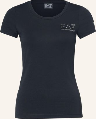 Emporio Armani ea7 Emporio Armani T-Shirt Train Evolution Mit Schmucksteinen schwarz