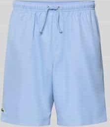 Lacoste Sport Relaxed Fit Sport-Shorts mit Logo-Stitching