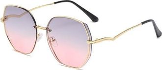 Generic Lunettes De Soleil Vintage &Agrave; Monture M&eacute;tallique For Hommes Et Femmes, Polaris&eacute;es, Id&eacute;ales For Les Photos Et Les F&ecirc;tes En Ext&eacute;rieur.(Pink)