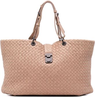 Bottega Veneta Shopper - Large Nappa Intrecciato Capri Tote - Gr. unisize - in Braun - f&uuml;r Damen