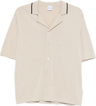 Aspesi Homme, Chemises, Beige, Taille: L Chemise &agrave; Manches Courtes avec Boutons