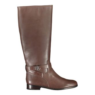 Ralph Lauren Femme, Chaussures, Brun, Taille: 39 EU Bottes Hautes Marron pour Femme avec Fermeture &Eacute;clair Lat&eacute;rale