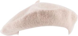 Hat To Socks B&eacute;ret Fran&ccedil;ais en Laine M&eacute;lang&eacute;e &agrave; Couleurs Unies, pour Les Femmes et Les Hommes (Beige)