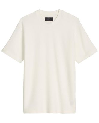 Marc O'Polo Softes T-Shirt aus Baumwolle mit Webstruktur, Relaxed Fit in