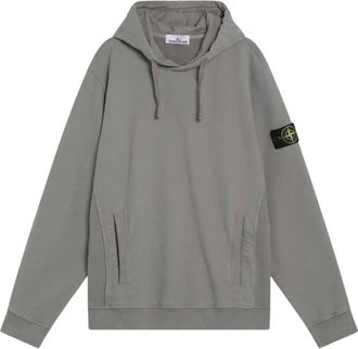 Stone Island Homme, Sweatshirts et sweats &agrave; capuche, Gris, Taille: 2XL Felpa cappuccio