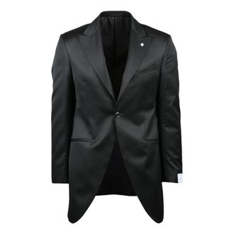 Luigi Bianchi Mantova Giacca Tight - - Suits - Herren - Schwarzk - 2XL