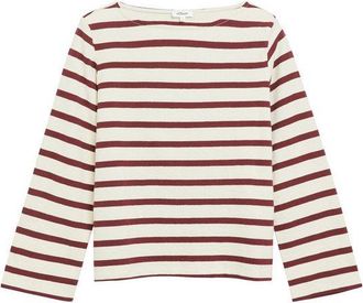s.Oliver Sweatshirt Sweatshirt Leichtes Sweatshirt mit Streifen