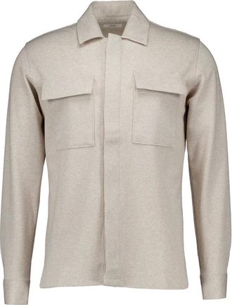 Gentiluomo Homme, Chemises, Beige, Taille: XL Treviso Shirt Jacket