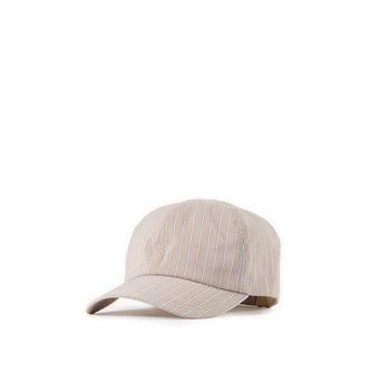 Saison 1865 Casquette &agrave; rayures en coton