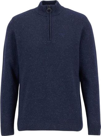 Barbour Essential Tisbury Half Zip - - Sweatshirts & Hoodies - Herren - Blau - S