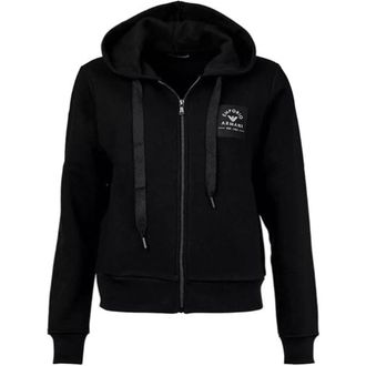 Emporio Armani Damen, Sweatshirts & Hoodies, Schwarzk, SGr&ouml;&szlig;e