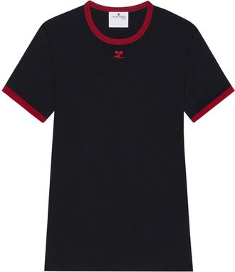 Courrèges t-shirt Signature - Noir