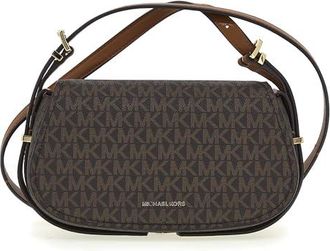 Michael Kors SM FLAP XBODY BRN/ACORN