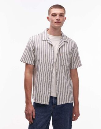 Levi's Sunset - Chemise manches courtes &agrave; rayures - Bleu marine