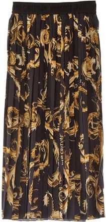 Versace Jeans Couture Femme, Jupes, Multicolore, Taille: 42 FR Gonna Pliss&eacute; Barocco