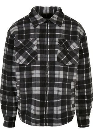 Urban Classics Allwetterjacke Urban Classics Herren Plaid Teddy Lined Shirt Jacket (1-St)