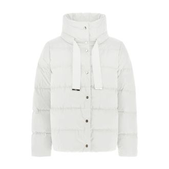 Herno Gepolsterter Wei&szlig;er Mantel Hochgeschlossenes Design - - Jackets - Damen - Wei&szlig; - 2XL