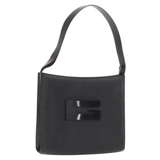 Gucci Sac bandouli&egrave;re vintage Pre-owned - Femme - Pre-owned - Noir - Taille: ONE Size