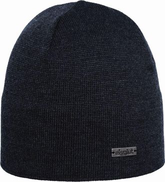 Eisglut Unisex Primog Merino XL Beanie-Mütze, Anthrazit, XL EU