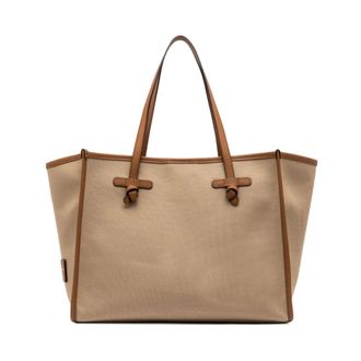 Gianni Chiarini Beige Shopper Tasche Stilvoll - - Bags - Damen - Beige - ONE SIZE