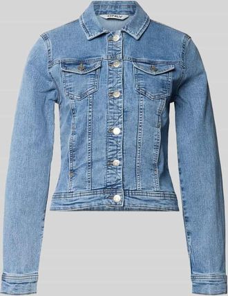 Only Regular Fit Jeansjacke aus Baumwoll-Mix Modell WONDER