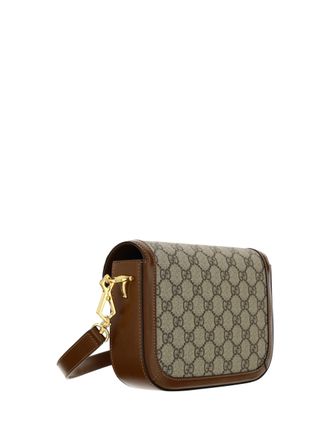 Gucci Womens Horsebit 1955 Mini Bag Be.ebon-Br.sugar-Vrv Polyurethane Handbags Be.ebon/br.sugar/vrv Hand