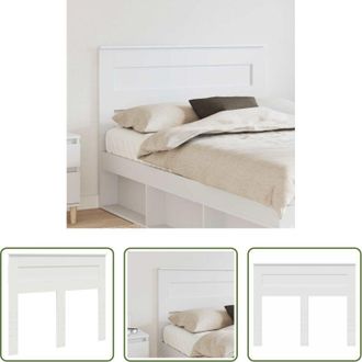 vidaXL Wei&szlig; Kopfteil - Kopfteil Wei&szlig; 120 cm Holzwerkstoff