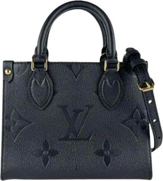 Louis Vuitton Sac bandouli&egrave;re mini Monogram Empreinte Pre-owned - Femme - Pre-owned - Noir - Taille: ONE Size