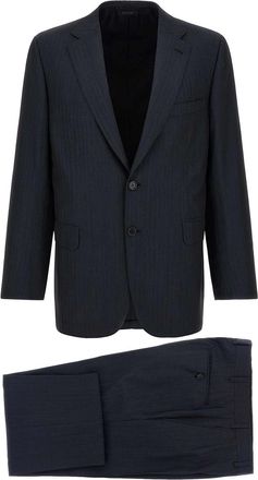 Brioni Knielanges Kleid - Blau