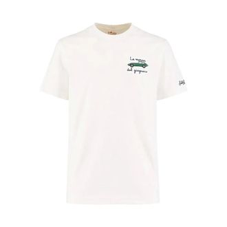 MC2 Saint Barth Homme, Tops, Blanc, Taille: 2XL Portofino T-Shirt