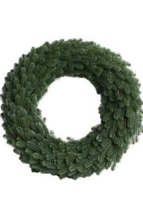 Botanic-Haus k&uuml;nstlicher Adventskranz/Tannenkranz Karpaten auf Strohkern, einseitig gebunden, Durchmesser ca. 62 cm