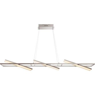 Globo Lighting Lampe suspendue led spots de plafond spots orientables lampe pendule nickel mat Globo 41622H3