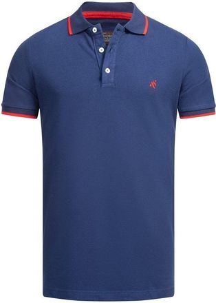 Alessandro Salvarini Poloshirt A. Salvarini Herren Polo Shirts AS316 mit gesticktem Alessandro Salvarini Logo