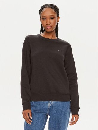 Tommy Jeans Sweatshirt Flag DW0DW19726 Schwarz Regular Fit