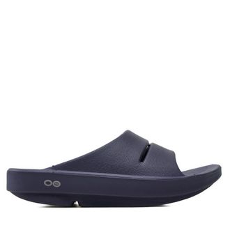 Oofos Pantoletten OOfos Ooahh Intl Last Dunkelblau