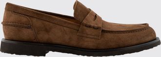 Buttero Mocassins penny loafer en cuir su&eacute;d&eacute; avec barrette et bout rond