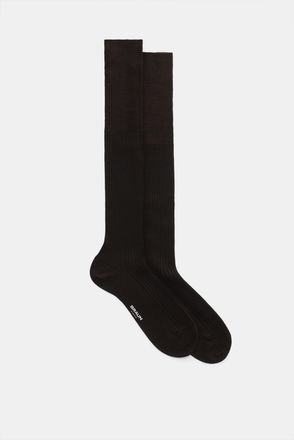 Falke Herren - Kniestrumpf No. 10 dunkelbraun