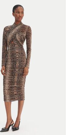 Bardot Bardot Coctailkleid Aliyah 56305DB4 Braun Slim Fit