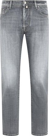 Jacob Cohen Softe Jeans Bard in dezenter Washed-Optik, Regular Slim in