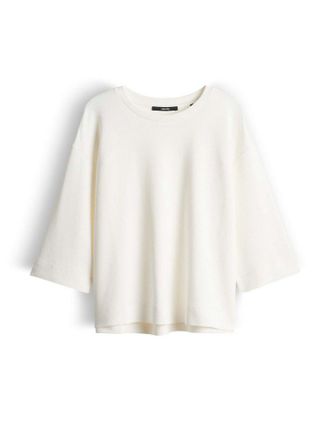 someday 3/4-Arm-Shirt KAVIRA Regular aus ECOVERO Viskosemix leicht ausgestellt geschnitten, gekreppte Oberfl&auml;che